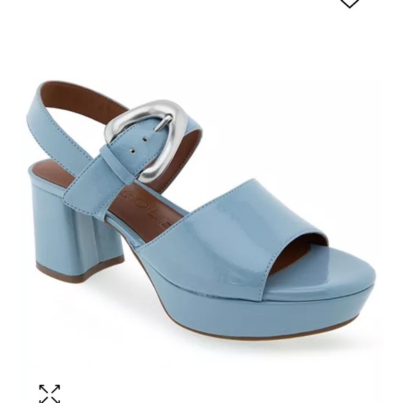 AEROSOLES | Shoes | Dusty Blue Patent Polyurethane 75 In Dusty Blue Nwt ...